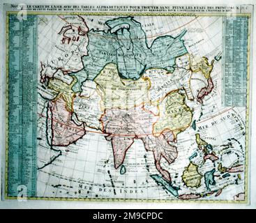 17th / 18th century Map of the East Indies Stock Photo - Alamy