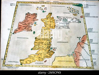 16th century Map of Scotland Stock Photo - Alamy