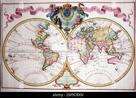 18th century map of the World Stock Photo - Alamy