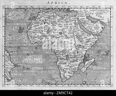 16th century Map of Africa Stock Photo - Alamy