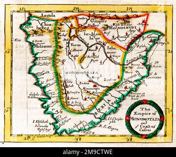 17th century Map of Africa (Mini Stock Photo - Alamy