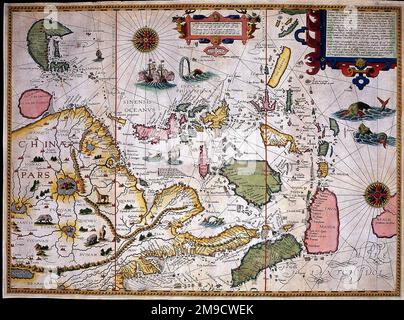 16th century map of China Stock Photo - Alamy