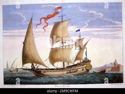 17th century French sailing ship of the third rank Stock Photo - Alamy