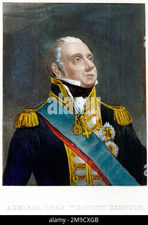 Edward Pellew, 1st Viscount Exmouth 1815 by Charles Turner Stock Photo ...