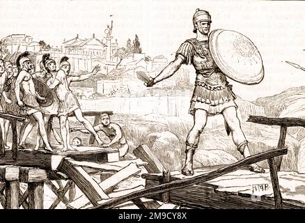 Horatius at the bridge Stock Photo - Alamy