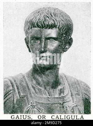 Caligula, Roman emperor Stock Photo - Alamy