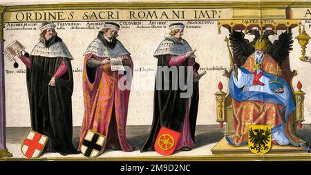 Ecclesiastical Heraldry - Holy Roman Empire Stock Photo - Alamy