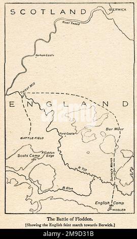 The Battle of Flodden Stock Photo - Alamy
