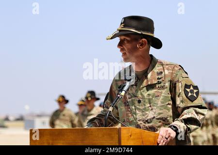 Lieutenant Colonel Ian Benson, commander of 5th Squadron, 17th Cavalry ...