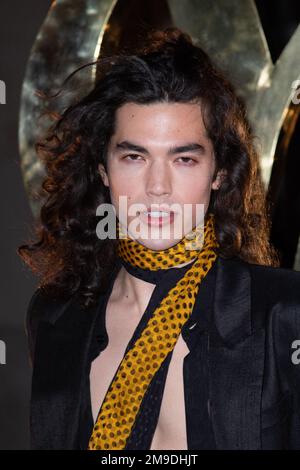 Conan Gray attending the Saint Laurent Menswear Fall-Winter 2023-2024 ...