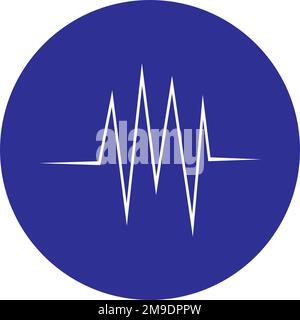 sound wave logo vector template Stock Vector Image & Art - Alamy
