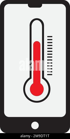 temperature scan screen logo vector Stock Vector Image & Art - Alamy