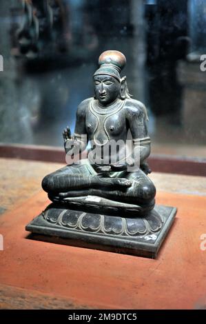 Man in bronze Chola dynasty in Meenakshi Temple Madurai state Tamil ...