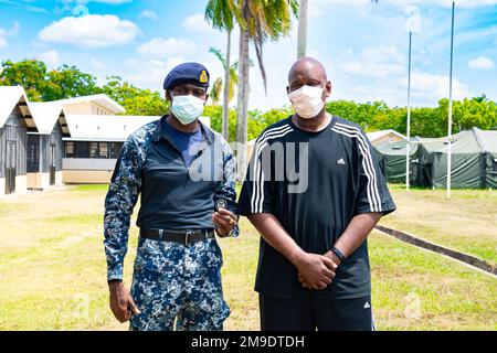 Lieutenant Senior Grade Aldain Facey (Jamaica Defence Force), presents ...