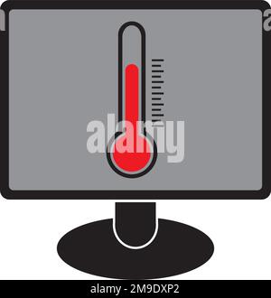 temperature scan screen logo vector Stock Vector Image & Art - Alamy