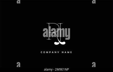 RJ, JR Abstract Letters Logo Monogram Stock Vector Image & Art - Alamy