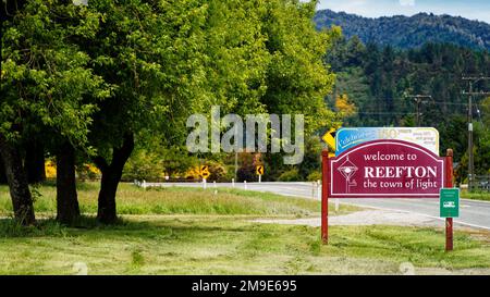 Reefton, Buller District, Aotearoa / New Zealand - May 7, 2021: A mural ...