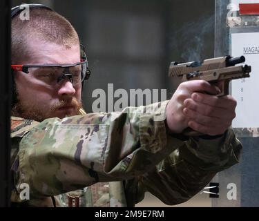 smoke from a gun after a shot on a winter hunt Stock Photo - Alamy
