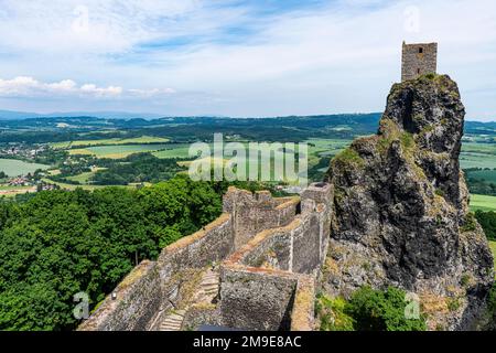 Trosky castle, Bohemian paradise, Czech Republic Stock Photo - Alamy