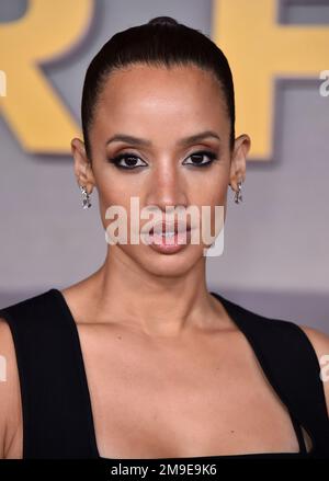 Dascha Polanco arrives at the premiere of "Poker Face," Tuesday, Jan ...