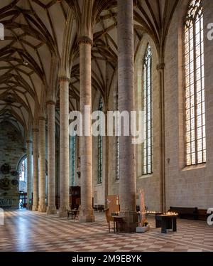 Interior design, Ulm Cathedral, Ulm, Baden-Wuerttemberg, Germany Stock ...