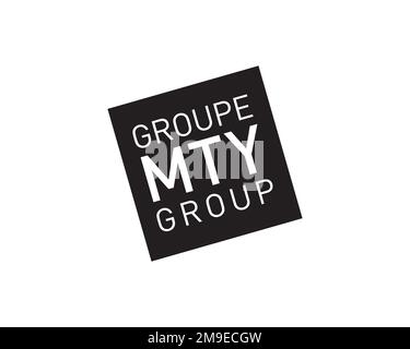MTY Food Group, rotated logo, white background B Stock Photo - Alamy