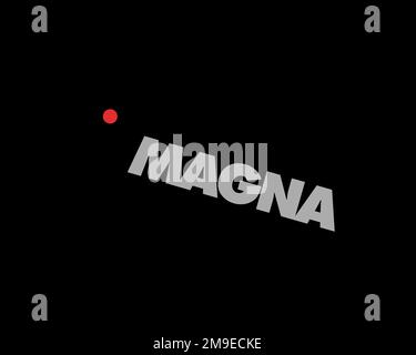 Magna Steyr, Logo, Black background Stock Photo - Alamy