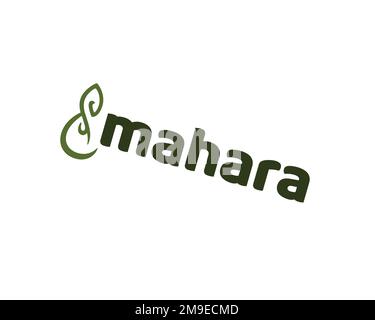 Mahara software, Logo, White background Stock Photo - Alamy