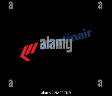 Martinair, Logo, Black background Stock Photo - Alamy