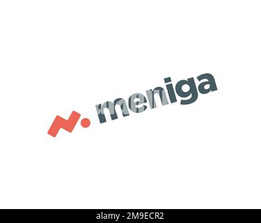 Meniga, Logo, White background Stock Photo - Alamy