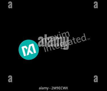 Maxim Integrated, Logo, Black background Stock Photo - Alamy