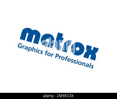 Matrox, Logo, White background Stock Photo - Alamy