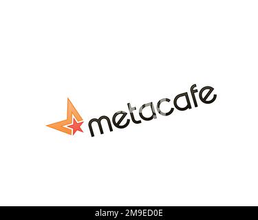 Metacafe, Logo, White background Stock Photo - Alamy