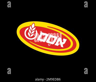 Osem company, rotated logo, black background Stock Photo - Alamy