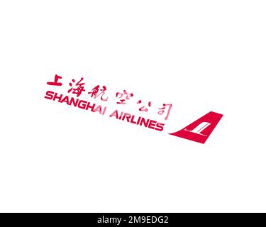 Shanghai Airline, Logo, White background Stock Photo - Alamy