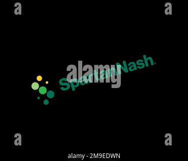 SpartanNash, Logo, Black background Stock Photo - Alamy