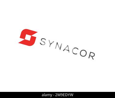 Synacor, rotated logo, white background Stock Photo - Alamy