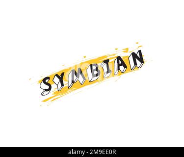 Symbian Foundation, Logo, White background Stock Photo - Alamy