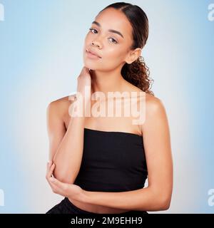 Beauty starts on the inside. Portrait of a beautiful young woman ...