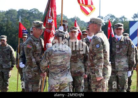 Col. Terry R. Tillis, left, commander of the "Spartan Brigade," 2nd ...