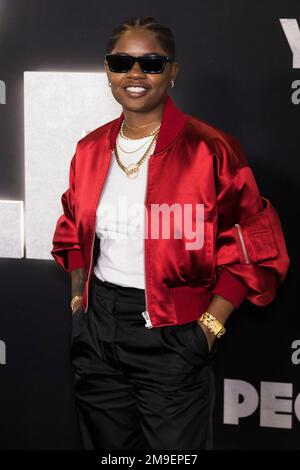 Bre-Z arrives at the premiere of Netflix's "You People" on Tuesday ...
