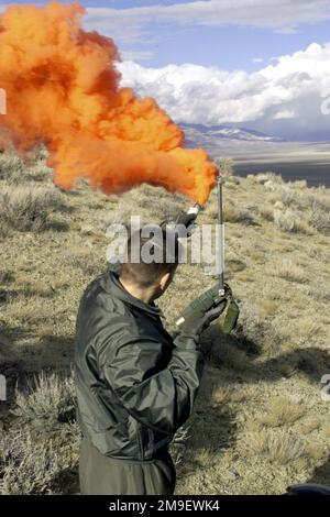 Medium shot, side view, Lieutenant General Charles T. "Tony" Robertson ...