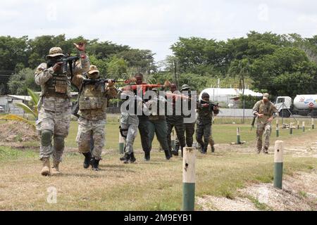 Belize Defense Force, Meixcan Marines, and US Marines conduct ...
