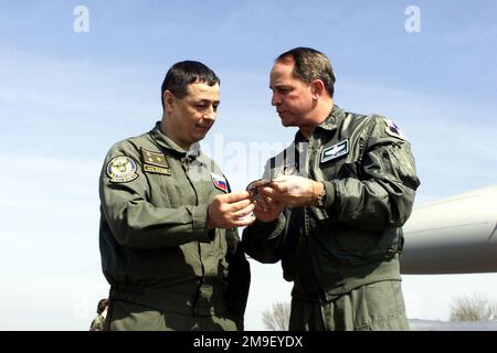 Slovak Air Force Colonel Juraj Baranek, 33rd Air Force Base Commander ...