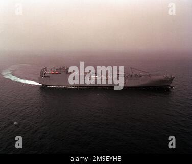 A starboard side view of the Military Sealift Command (MSC) chartered ...