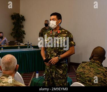 Commander of the Belize Defence Force, Brigadier General Asariel Loria ...