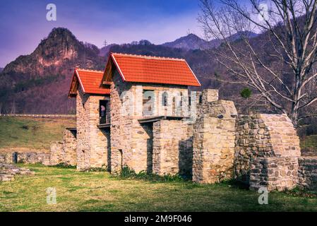 Castrum Arutela, Romania - Ancient roman ruins of Dacia Inferior ...