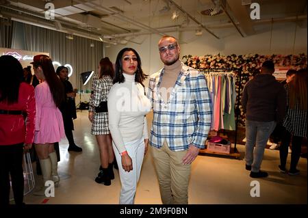 Bozena Mainas und Eric Sindermann beim Mates Date Influencer Event auf ...