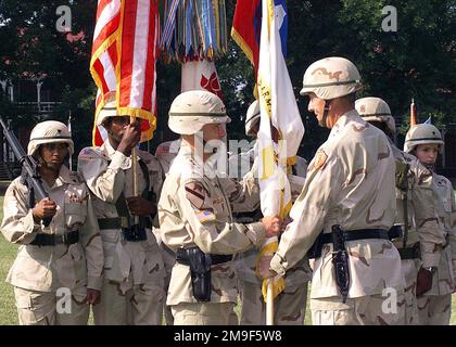 US Army Major General Geoffrey D. Miller (Right), Deputy CHIEF of STAFF ...