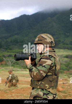 US Marine First Sergeant Charles J. Allen III, Headquarters Battalion ...